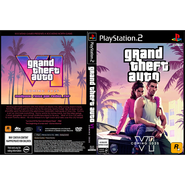 [PS2 DVD Games] GTA VI(Grand Theft Auto VI) | Shopee Malaysia
