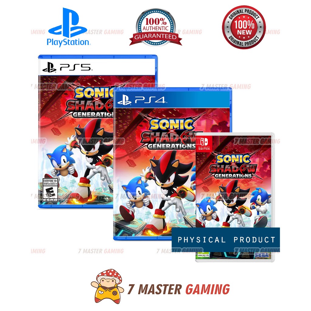 Sonic X Shadow Generations - PS4 / PS5 / NS (Playstation 4 ...