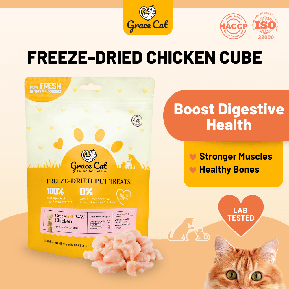 Grace Cat High Protein Booster Treat for Cats & Dogs - Freeze-Dried ...