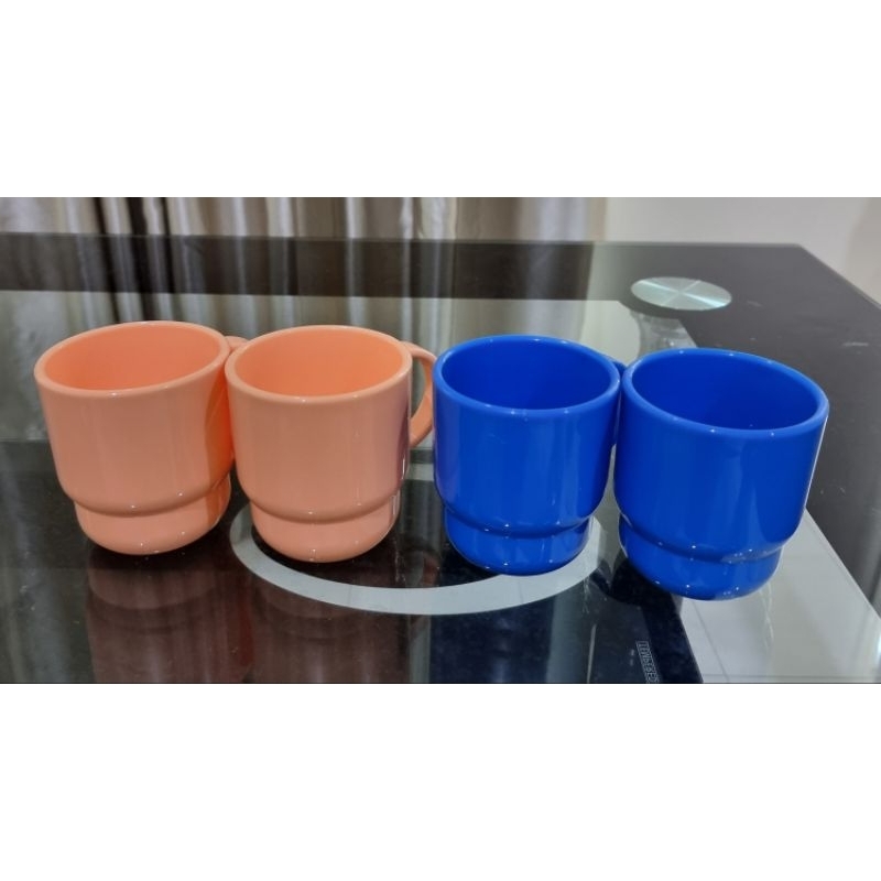 Tupperware Coffee Mug 250ml 2pcs / 1pc | Shopee Malaysia