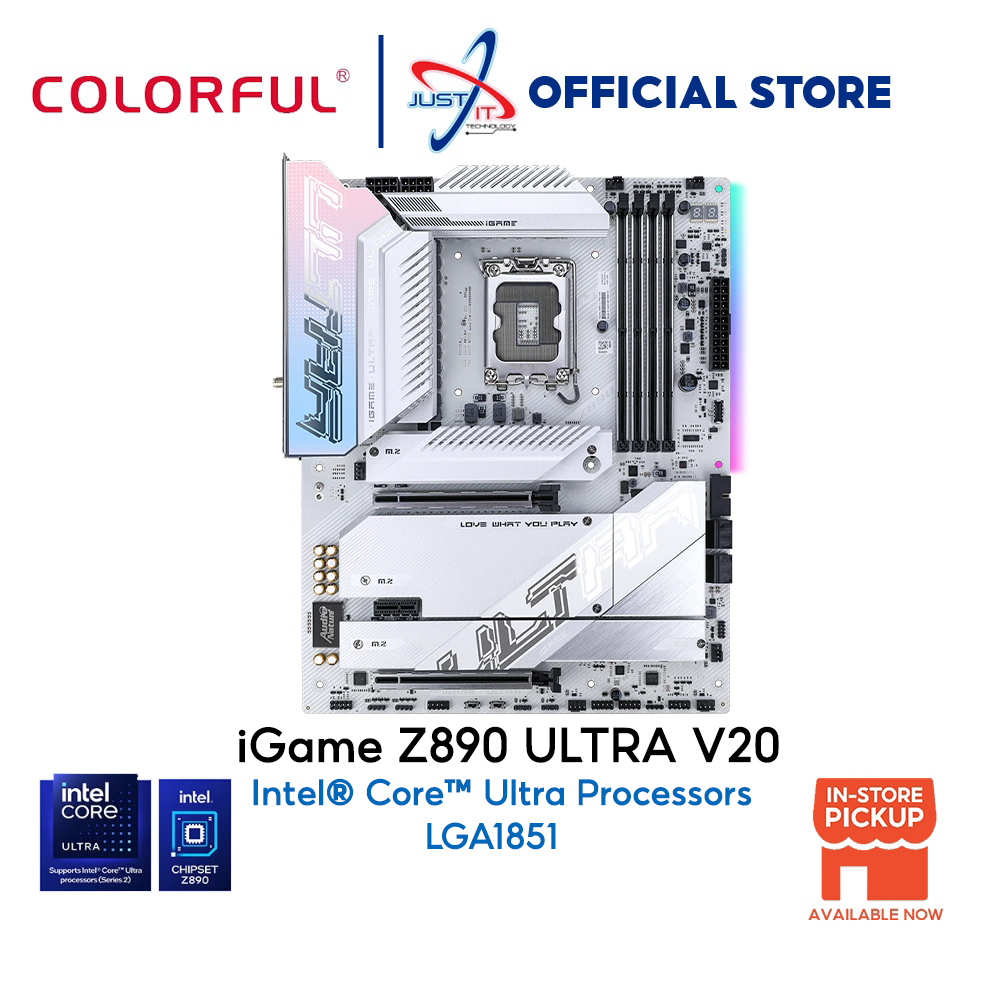 COLORFUL iGame Z890 ULTRA V20 WIFI DDR5 / D5 LGA1851 GAMING MOTHERBOARD ...