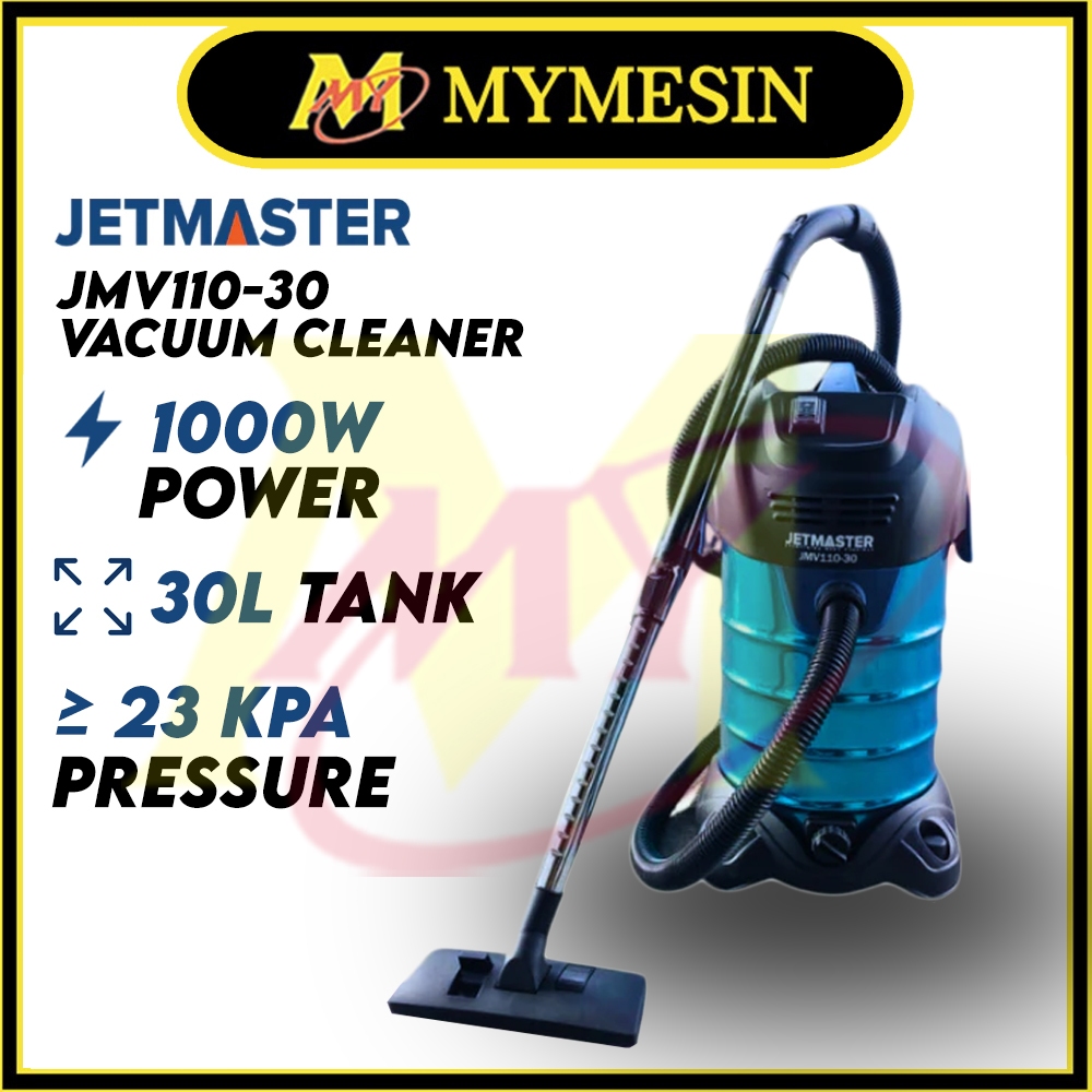 MY Jetmaster JMV110-30 Wet & Dry Vacuum Cleaner 30L For Household Rumah ...