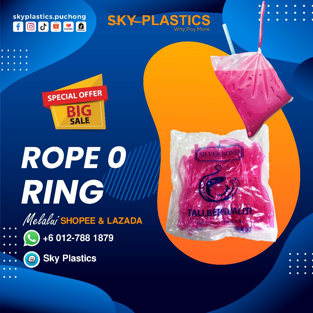 ROPE O RING | TALI AIR IKAT TEPI | Shopee Malaysia