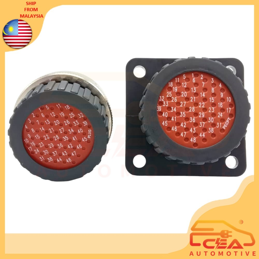 48 PIN QUICK RELEASE AND PLUG WATERPROOF OF SOCKET AVIATION CIRCULAR ...