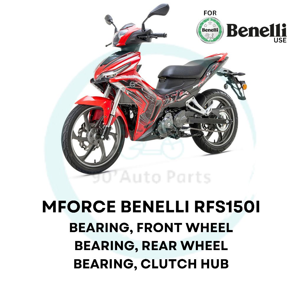 M FORCE BENELLI RFS150 I R18 I MFORCE BENELLI RFS150I R18I BEARING ...