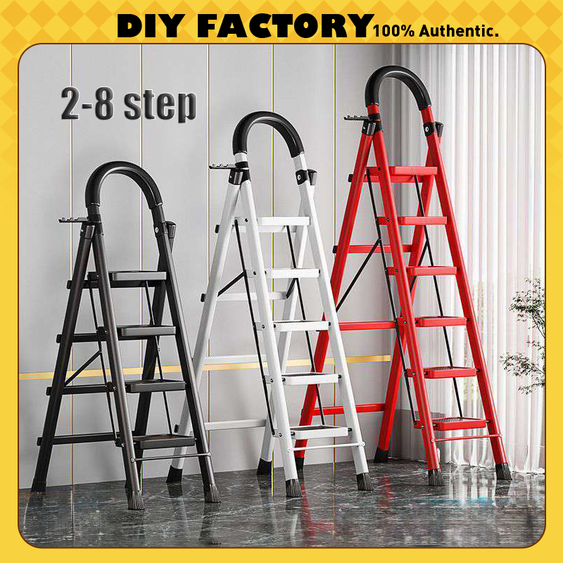 Tangga Lipat Foldable Ladder Heavy Duty Ladder Stainless Steel Folding ...