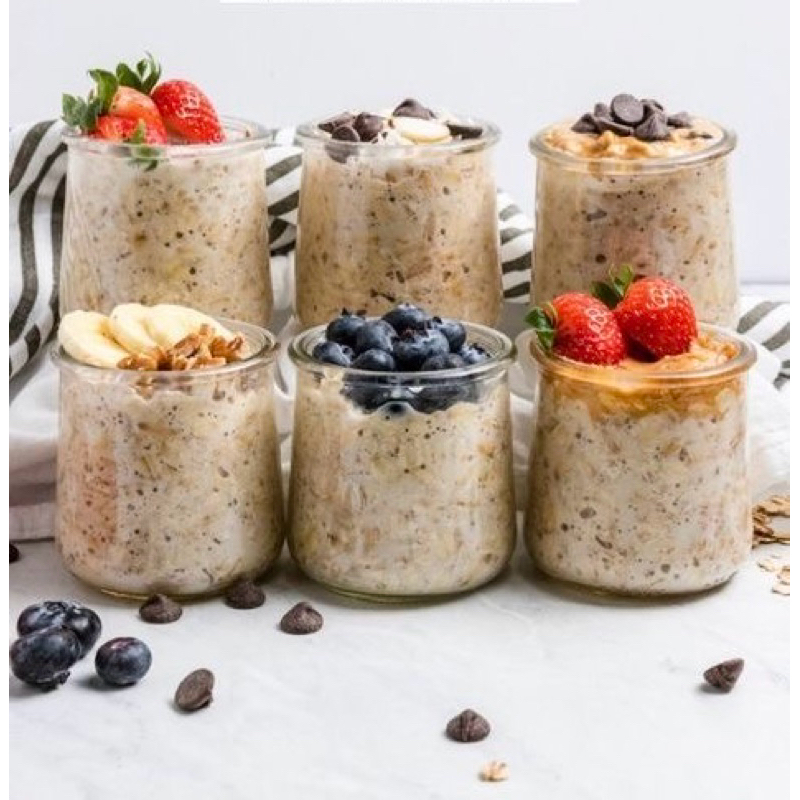 OVERNIGHT OATS PREMIX/SET LENGKAP/MIX FRUIT/CHOC | Shopee Malaysia