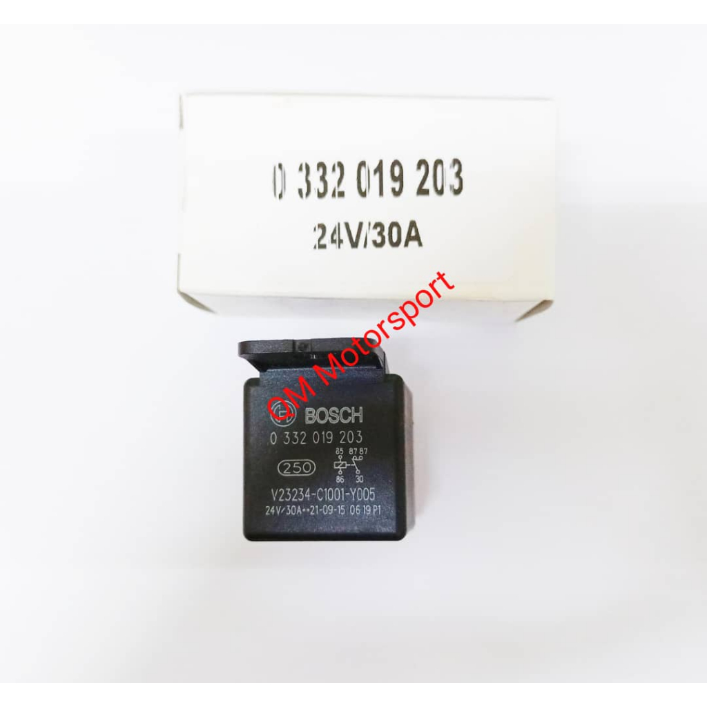 0332019203 BOSCH 5PIN RELAY 24V 20A | Shopee Malaysia