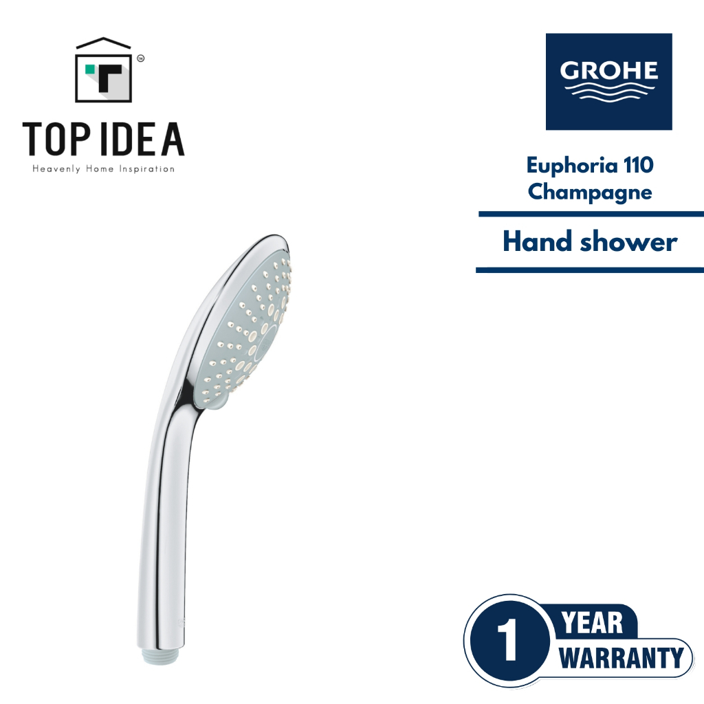 GROHE Euphoria 110 Champagne Hand Shower | 27222000 | Shopee Malaysia