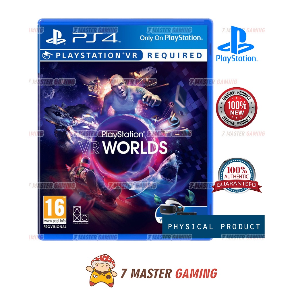 PlayStation VR Worlds PS4 / Playstation 4 - CD - New - English or Chinese - Ready Stock(VR ...