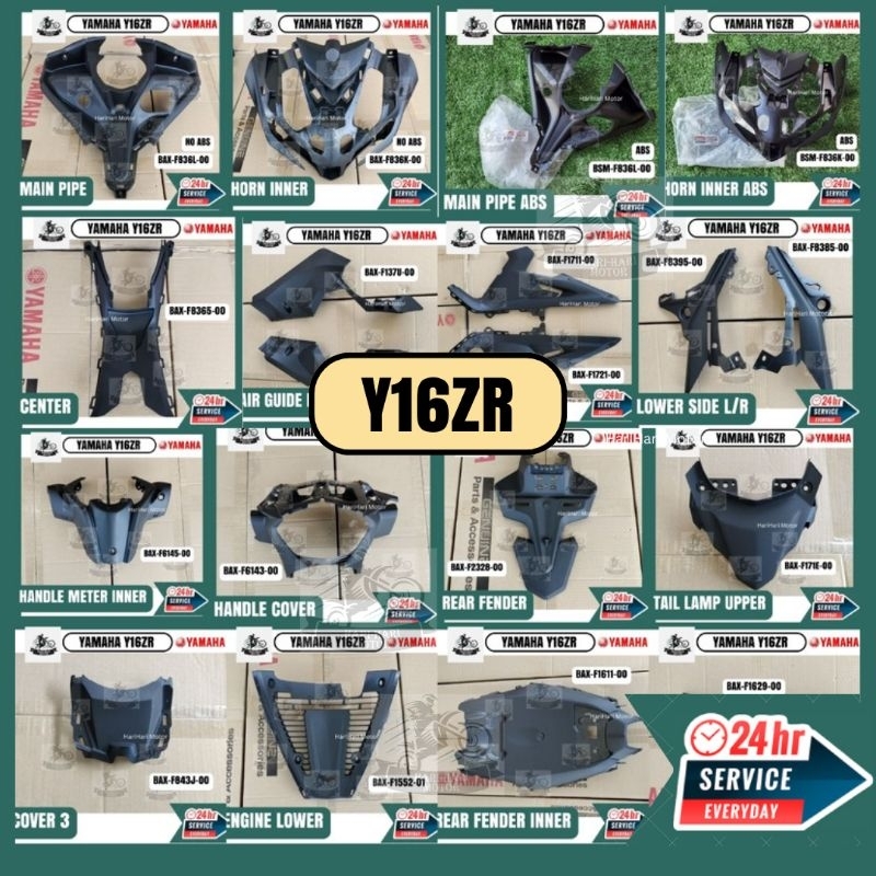 YAMAHA Y16ZR NO ABS Y16ZR ABS BAX BSM Y16 V1 V2 Body Inner Full Set ...