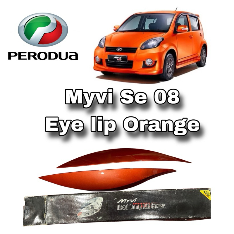 Headlamp Cover Myvi old Orange | Shopee Malaysia