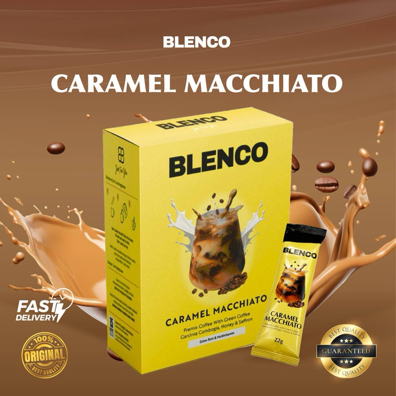 BLENCO COFFEE TANPA GULA, WEIGHT LOSS, KOPI KURUS, KOPI DIET, KOPI UNTUK KURUS CARAMEL MACCHIATO ...