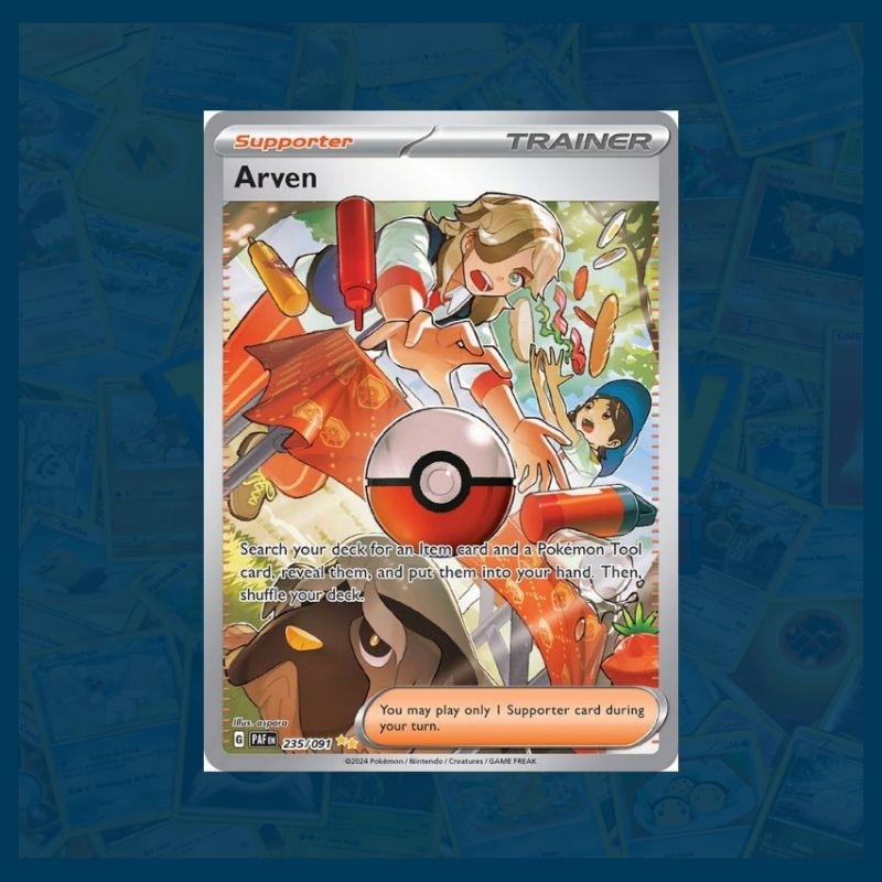 Arven (235/091) Special Illustration Rare | Paldean Fates | Pokemon TCG ...