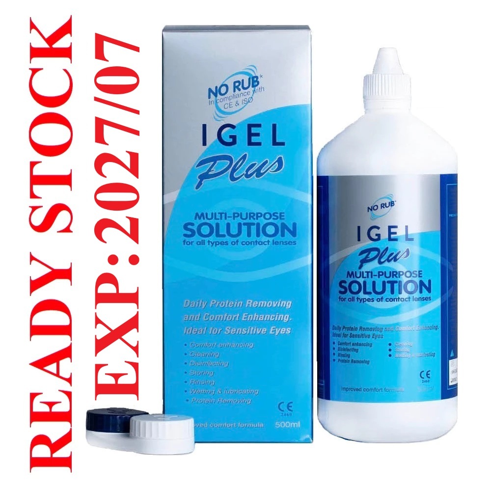 Igel Plus Multipurpose Solution - BIG BOTTLE 500ML - Latest Expiry Date ...