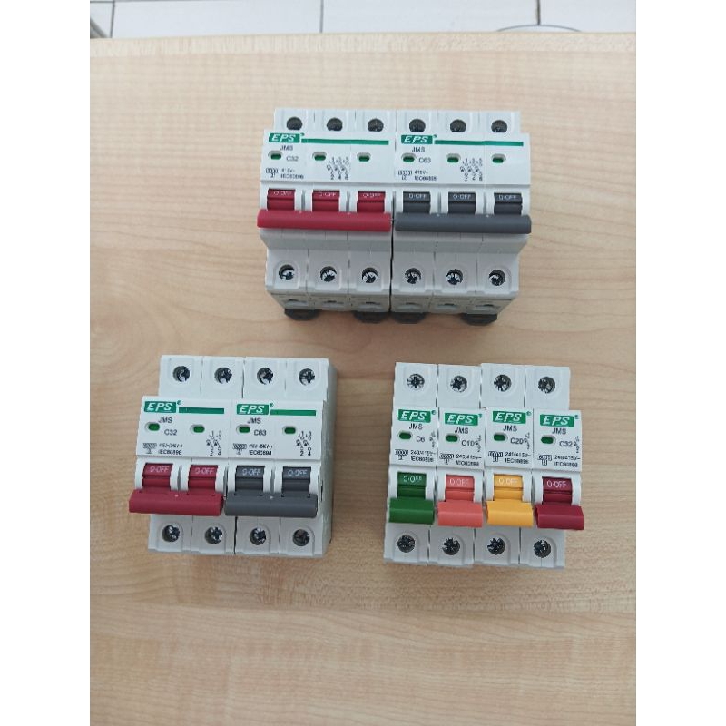 EPS-1 POLE MCB-6A/10A/20A/32A MCB-2POLE- 32A/63A MCB-3 POLE-32A/63A sirim approved miniature ...