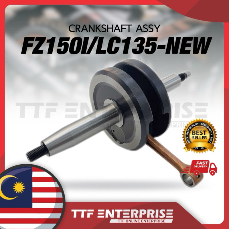 YAMAHA FZ150I / LC135-NEW CRANKSHAFT ASSY CRANK SHAFT COMP SET FZ 150 I LC135 NEW GRENSAP ...