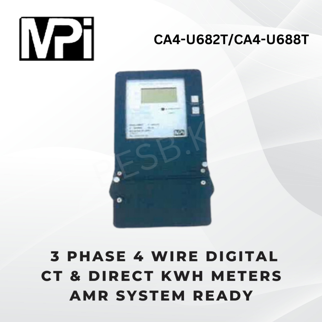 MPI CA4-U682T CA4-U688T 3 PHASE 4 WIRE DIGITAL CT & DIRECT kWh METERS AMR SYSTEM READY | Shopee ...
