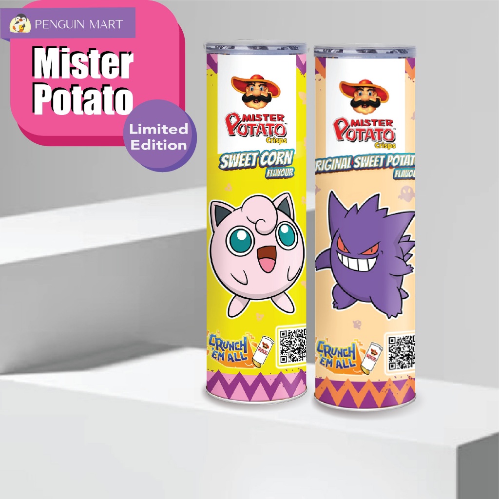 Ready Stock Mister Potato Chips Pokemon Sweet Corn /Sweet Potato Chips ...