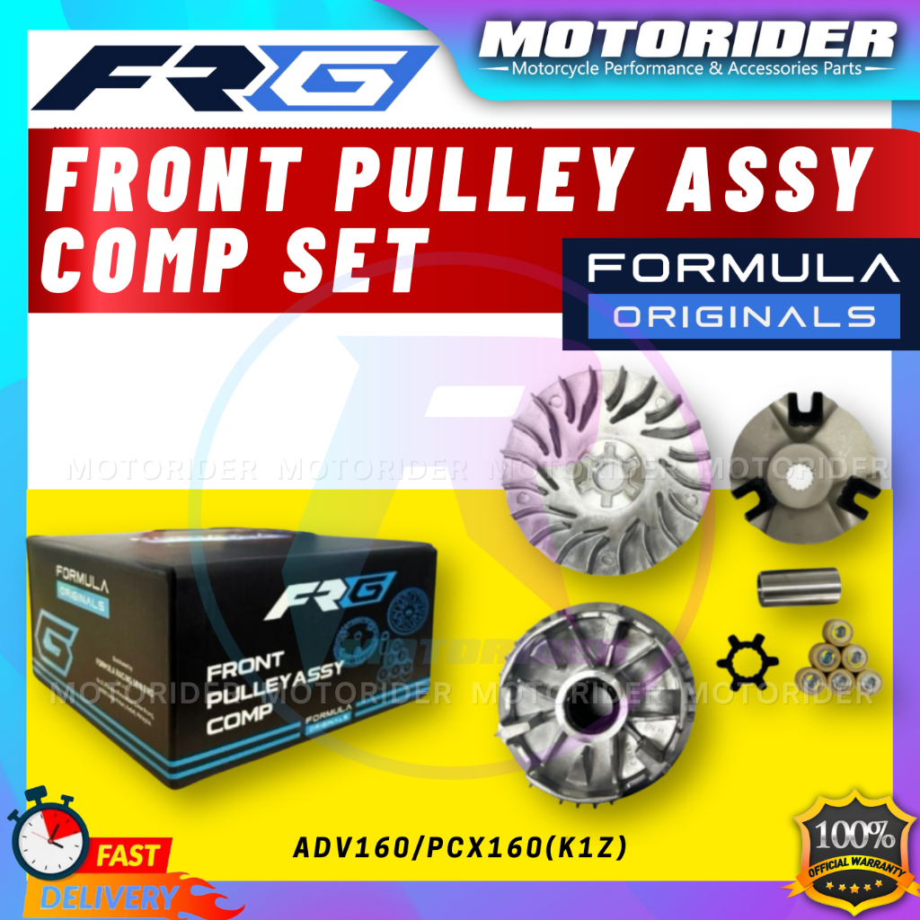 FRG FORMULA ORIGINAL FRONT PULLEY ASSY FULL SET ICON CLICK110 BEAT FI ...