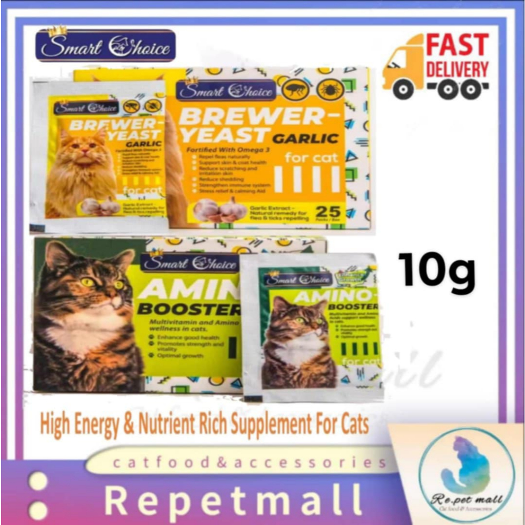 Smart Choice Supplement For Cat Amino-Booster/ Brewer -Yeast Garlic 10G ...