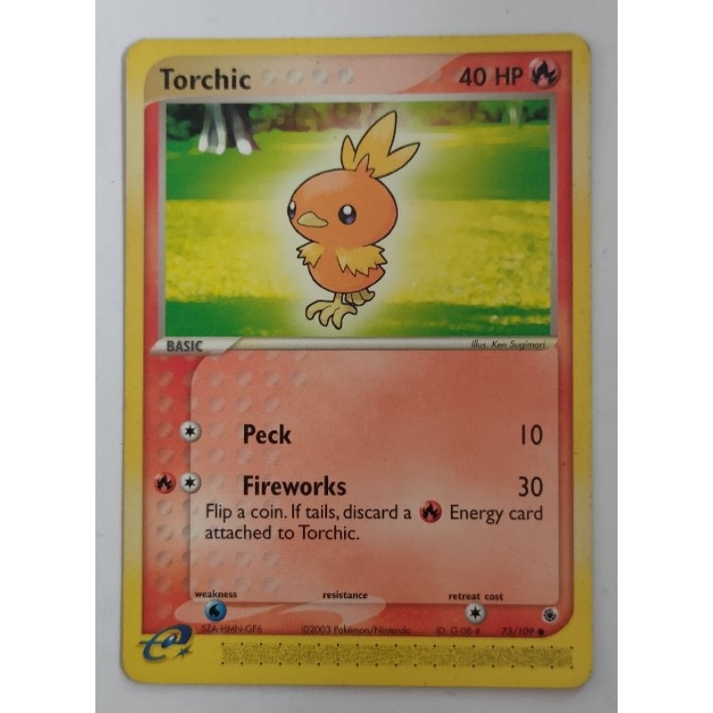 Torchic - 73/109 - Common (Ex Ruby & Sapphire Singles) [lightly played ...