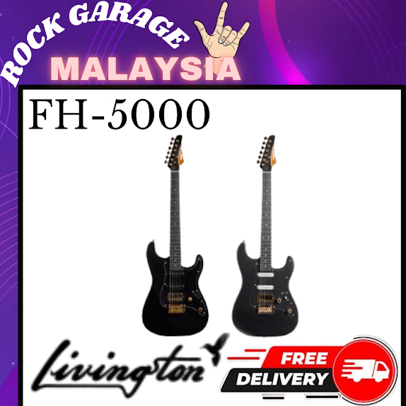 Livingston FH-5000 Stratocaster HSS Electric Guitar, Rosewood Fretboard ...
