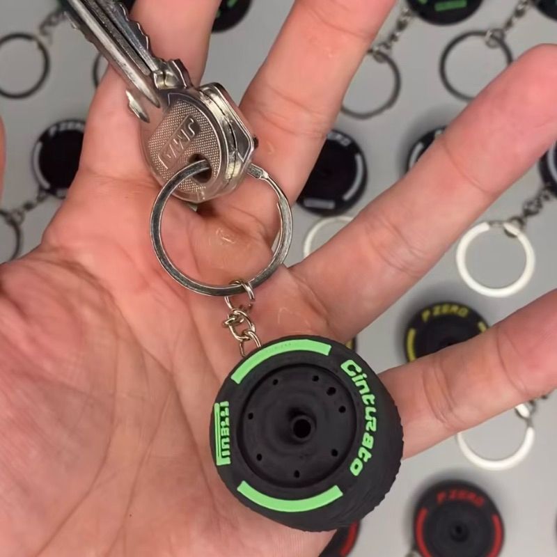 Formula 1 Tire Keychain - Mini F1 Wheel Replica | Shopee Malaysia