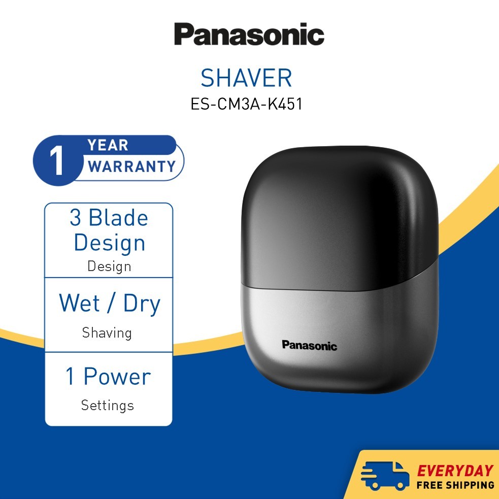 Panasonic Es-Cm3A-K451 Electric Shaver (Rechargeable Type) | Shopee Malaysia