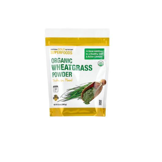 California Gold Nutrition, Superfoods, Organic Wheat Grass Powder, 8.5 ...