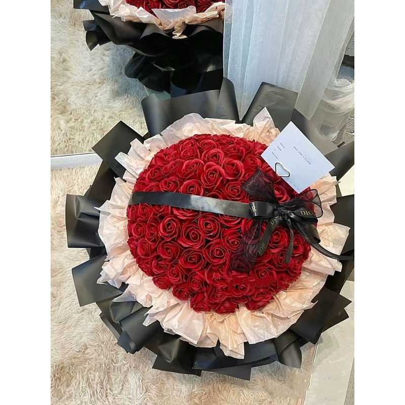 🇲🇾 Soap Flower 99 Roses Bouquet Proposal Birthday Gif 吉隆坡花艺求婚花束生日花束99 ...