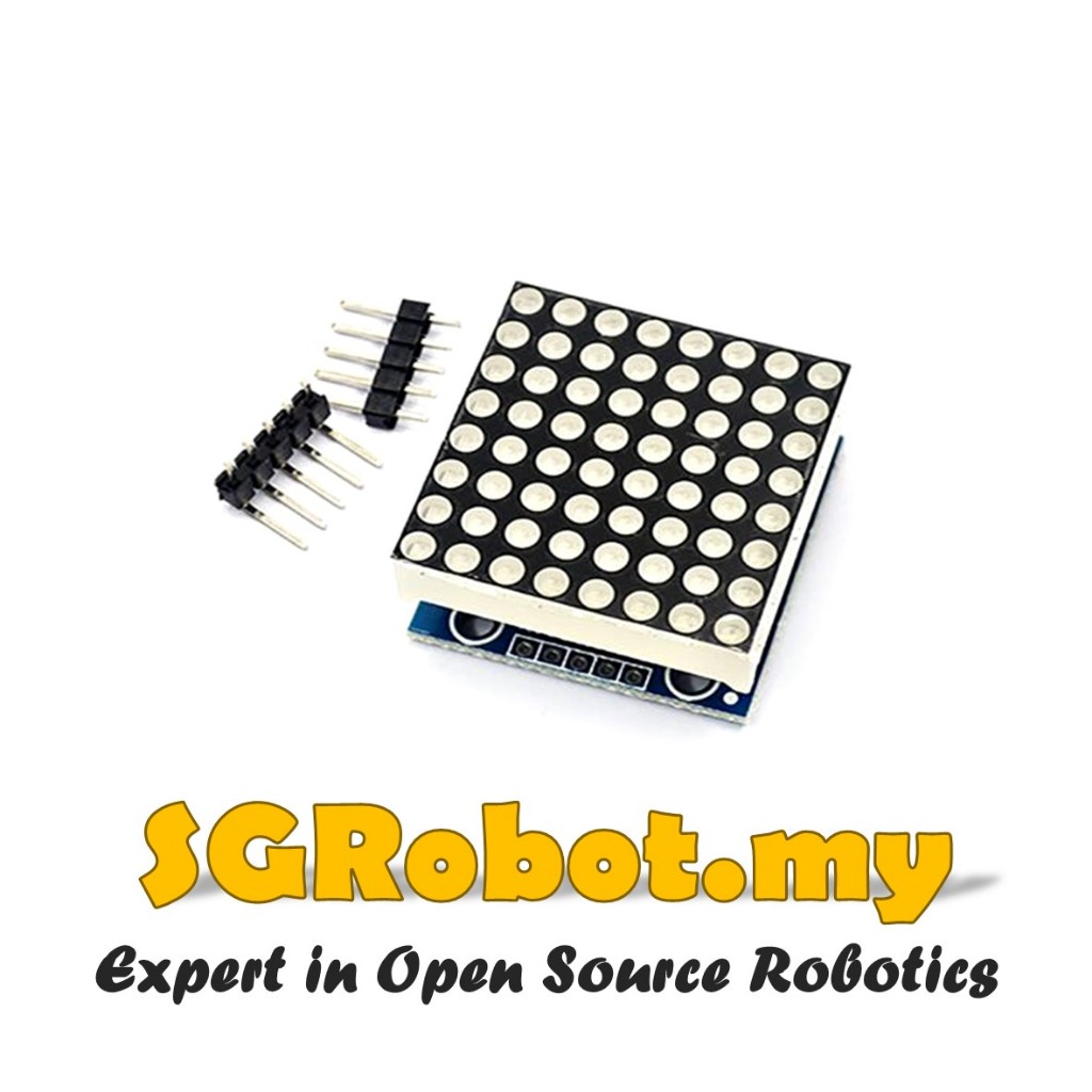 MAX7219 8 x 8 Dot Matrix Display Module | Shopee Malaysia