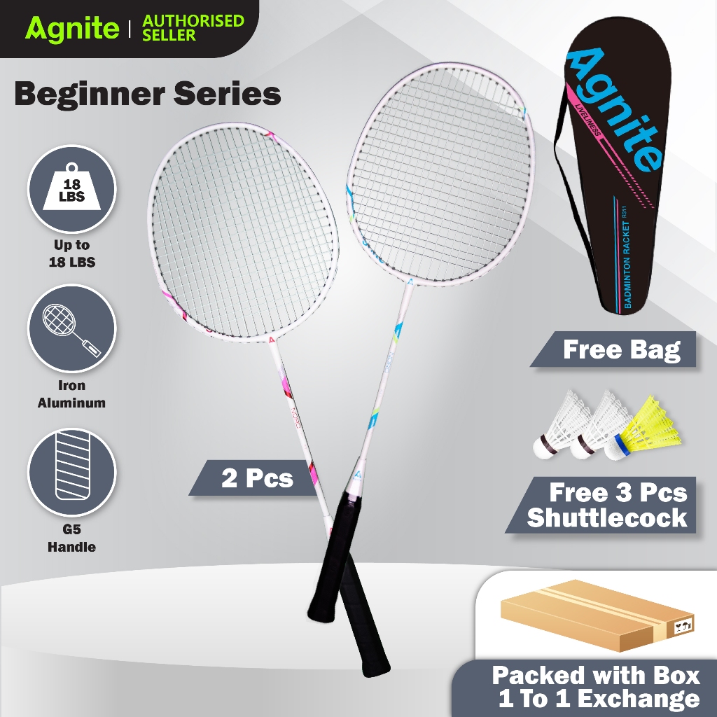Agnite Raket Badminton Budak Badminton Racket Kids 羽球拍 【FREE ...