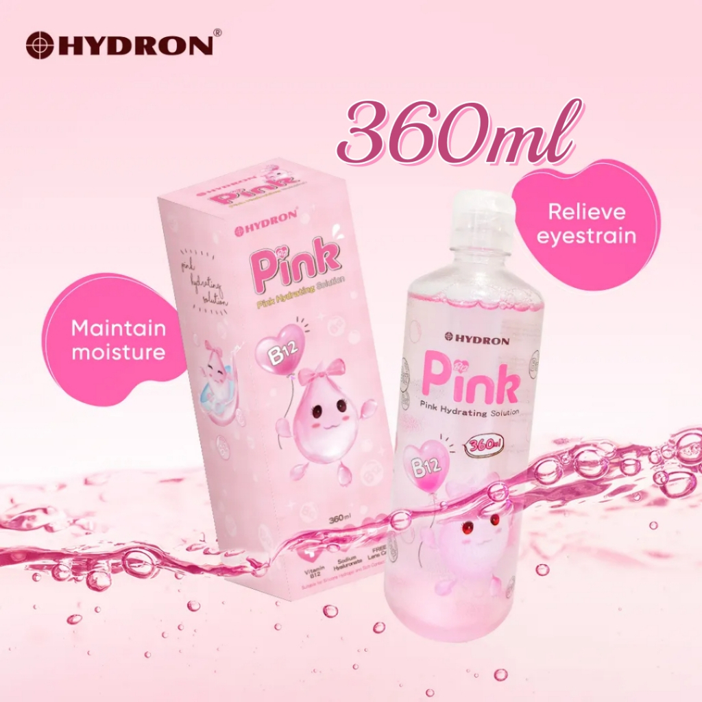 HORIEN Hydron Pink Hydrating Multipurpose Solution with Vitamin B12 ...