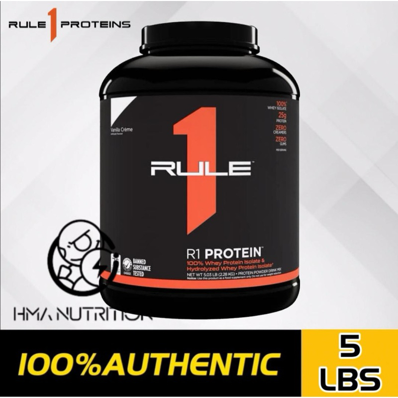 RULE 1 R1 Protein Isolate (2/5LBS) Rule 1 Protein,Rule 1 Whey Isolate ...
