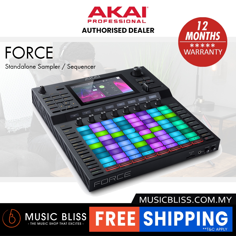 Akai Professional Force Standalone Sampler / Sequencer | Shopee Malaysia