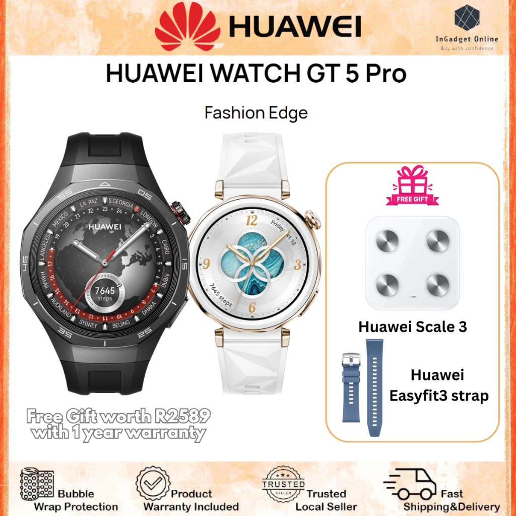 [NEW] HUAWEI WATCH GT5 Pro Smartwatch | All-New Running and Cycling ...