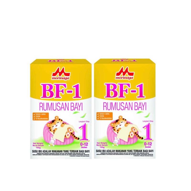 Morinaga BF-1 Infant Milk Formula for Age 0-12 Months (2 x 700g ...