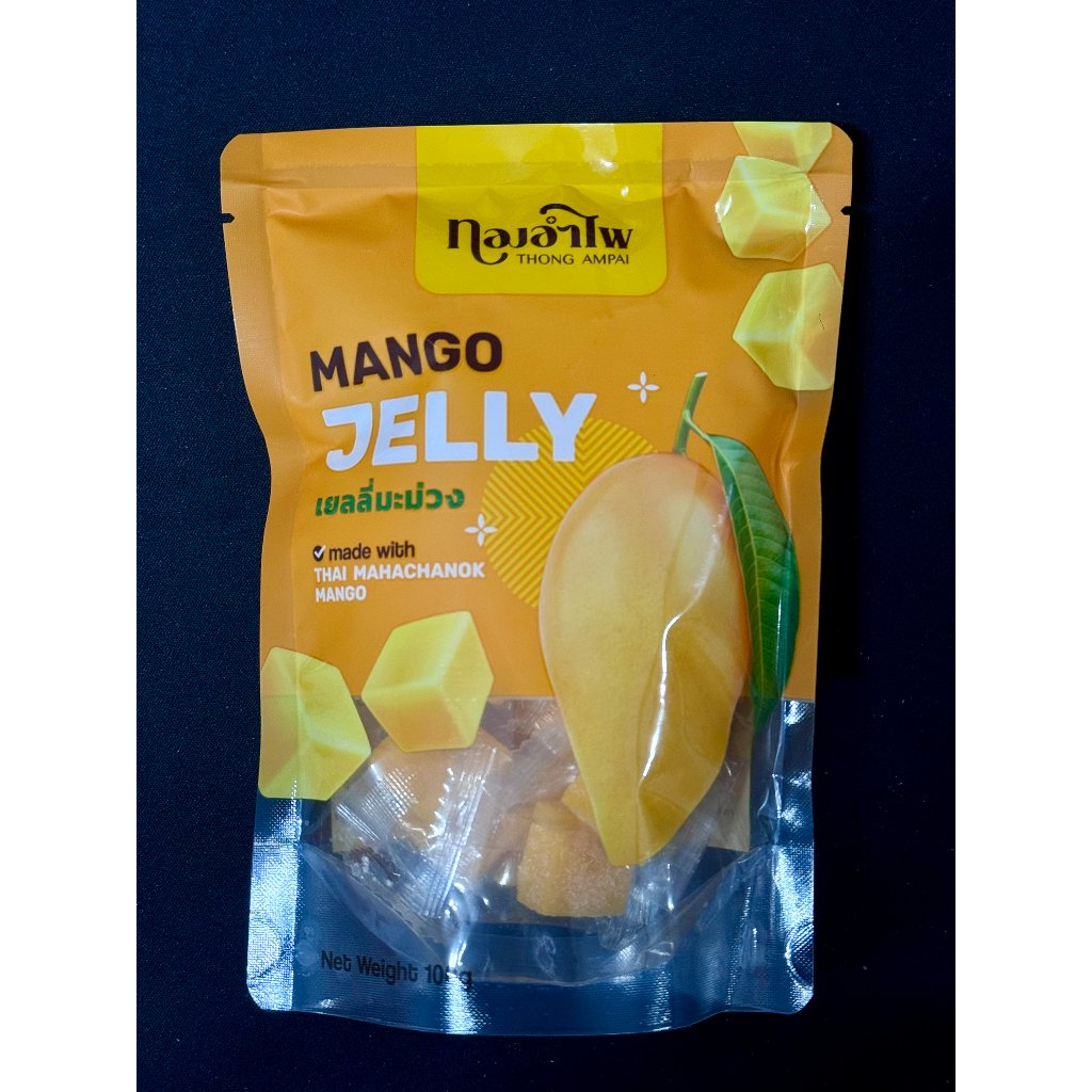 [HALAL] Thong Ampai Mango Jelly Mahachanok Mango Cube Pieces - Gelatin ...