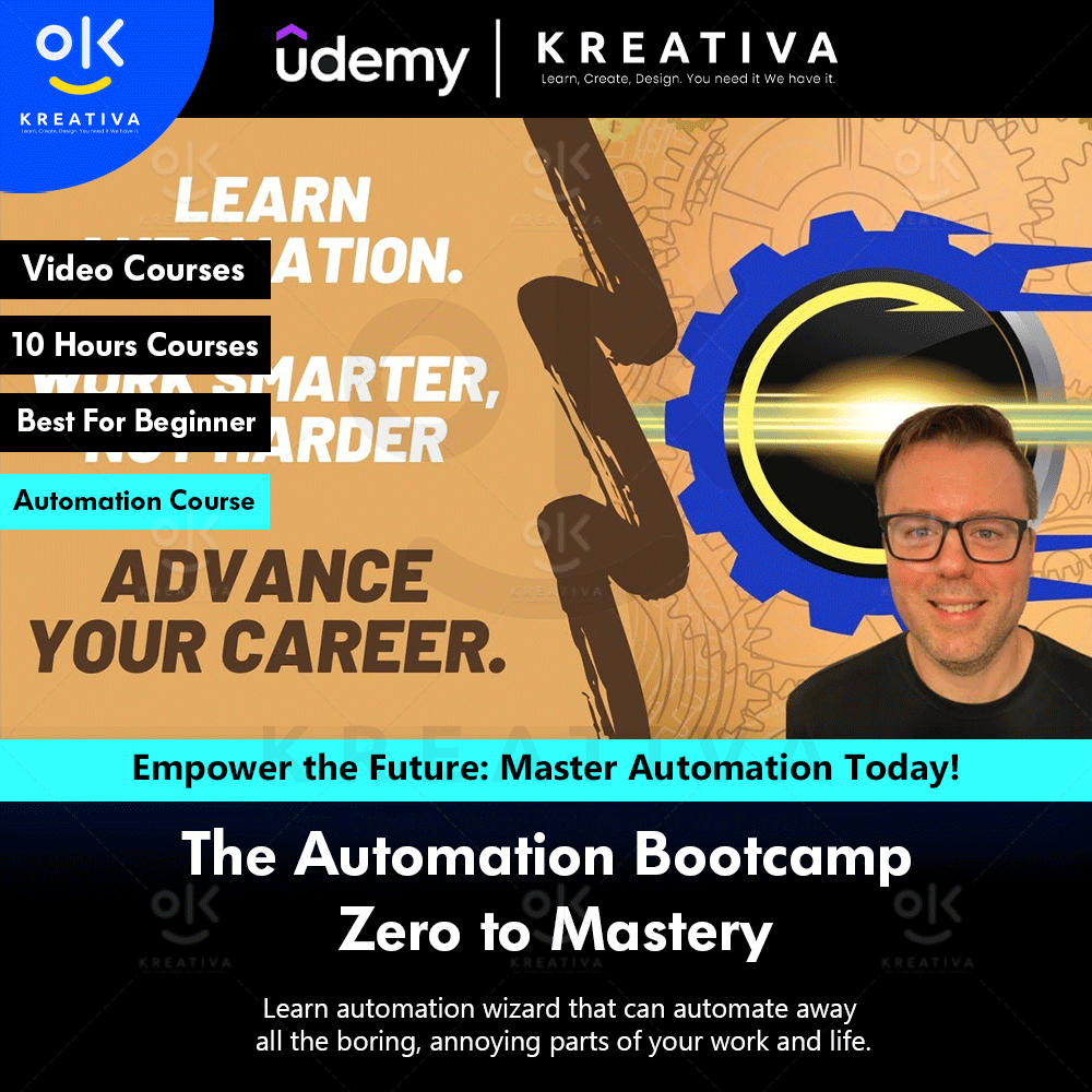 Automation Video Course-The Automation Bootcamp Zero to Mastery | Learn Automation Course ...