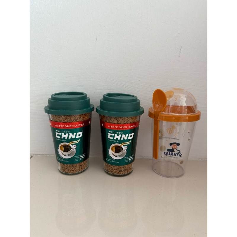 Project CHNO Blend Freeze Dried Coffee 90g x2 [Free 1 Cup] | Shopee ...