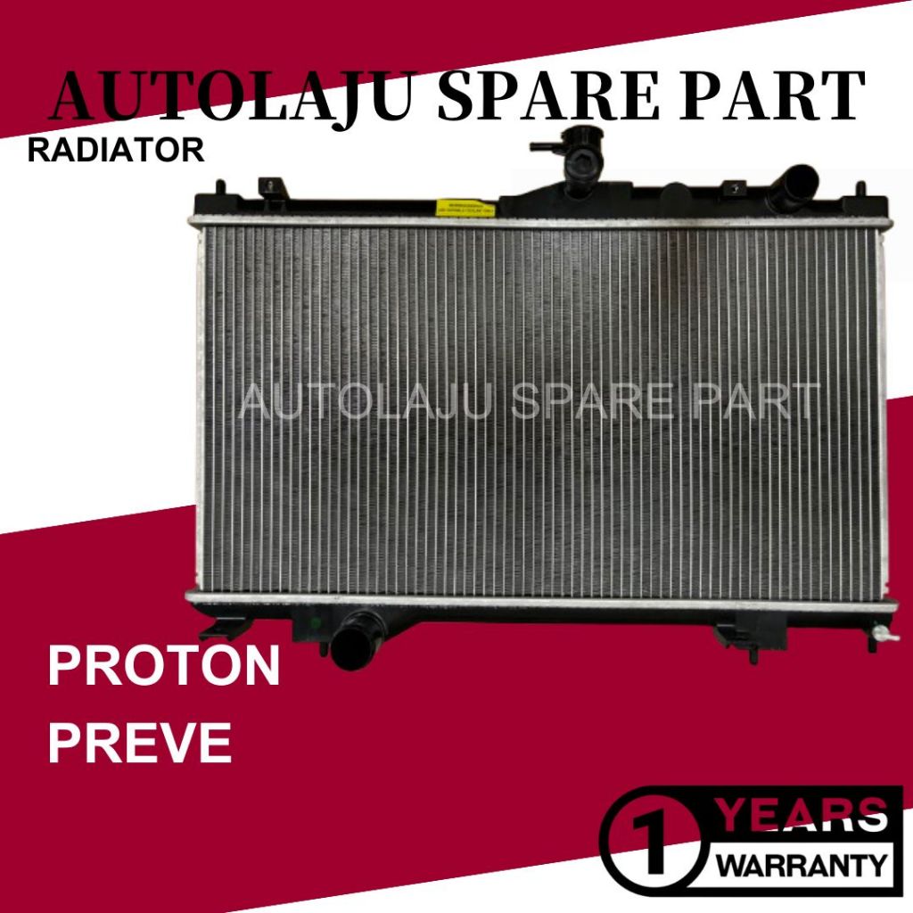 PROTON PREVE / SUPRIMA S TURBO/NON TURBO RADIATOR PA26/26MM HIGH QUALITY 1 YEAR WARRANTY ...