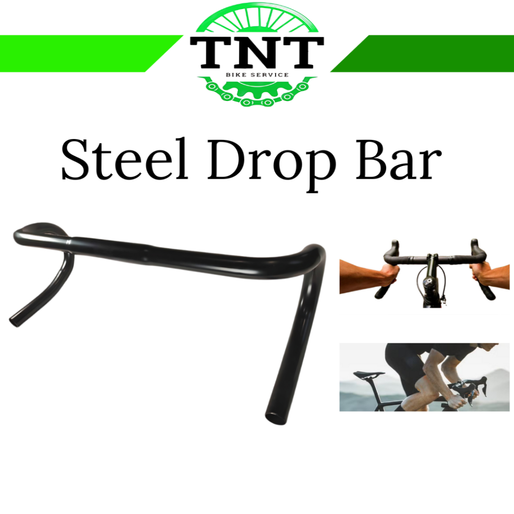 QUALITY Steel Drop Bar For FIXIE / RACING BIKE | Shopee Malaysia