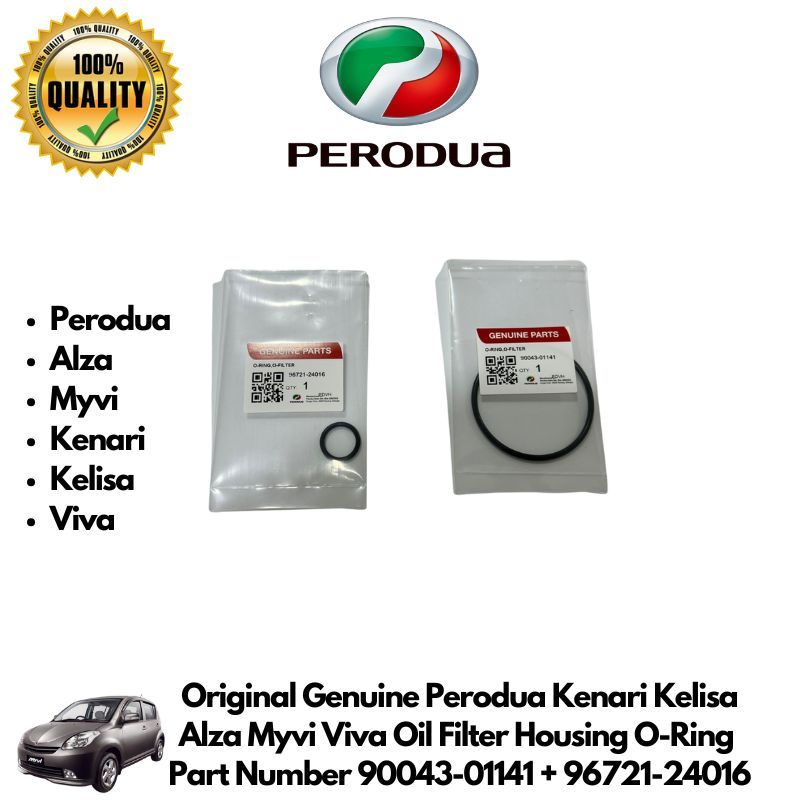 Original Genuine Perodua Kenari Kelisa Alza Myvi Viva Oil Filter ...