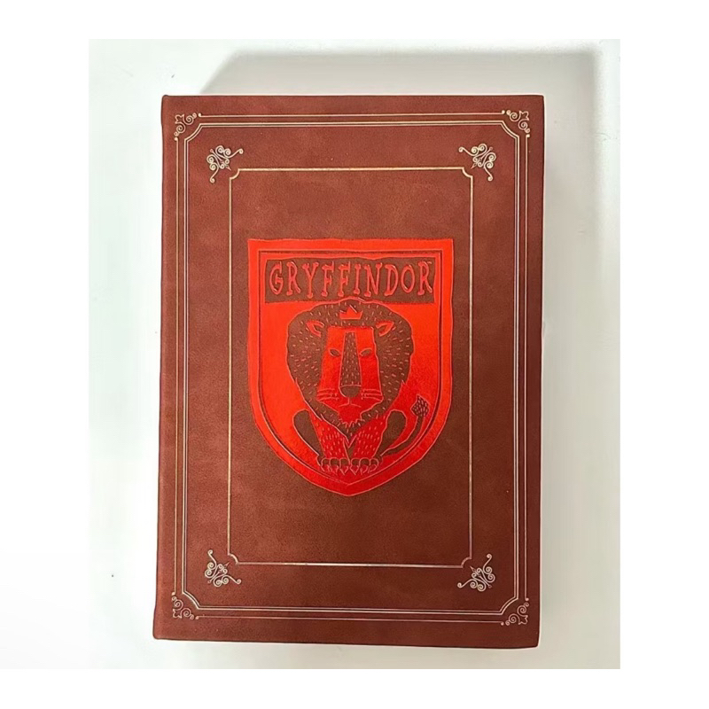 hp miniso Gryffindor book with brown paper printed paper inside MiNiso ...