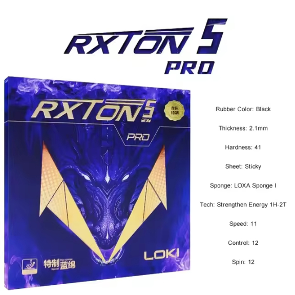 LOKI RXTON 5 PRO TABLE TENNIS RUBBER BLUE SPONGE | Shopee Malaysia