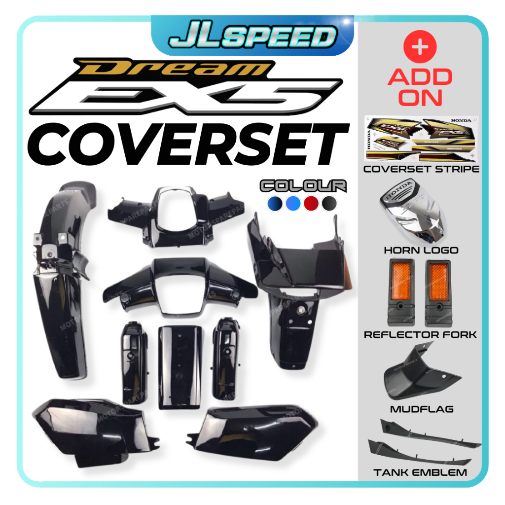 EX5 DREAM / EX5 HIGH POWER Body Cover Set Coverset Complete Set (Full ...