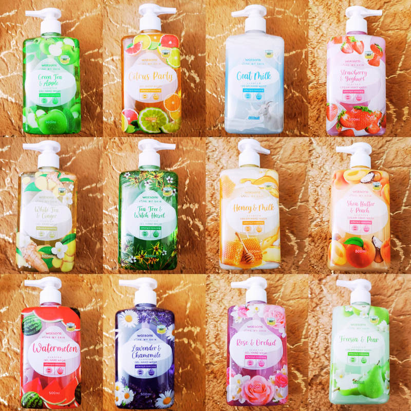 Watsons Gel Hand Soap / Cream Hand Wash 500ml Waston Basuh Tangan Hand ...
