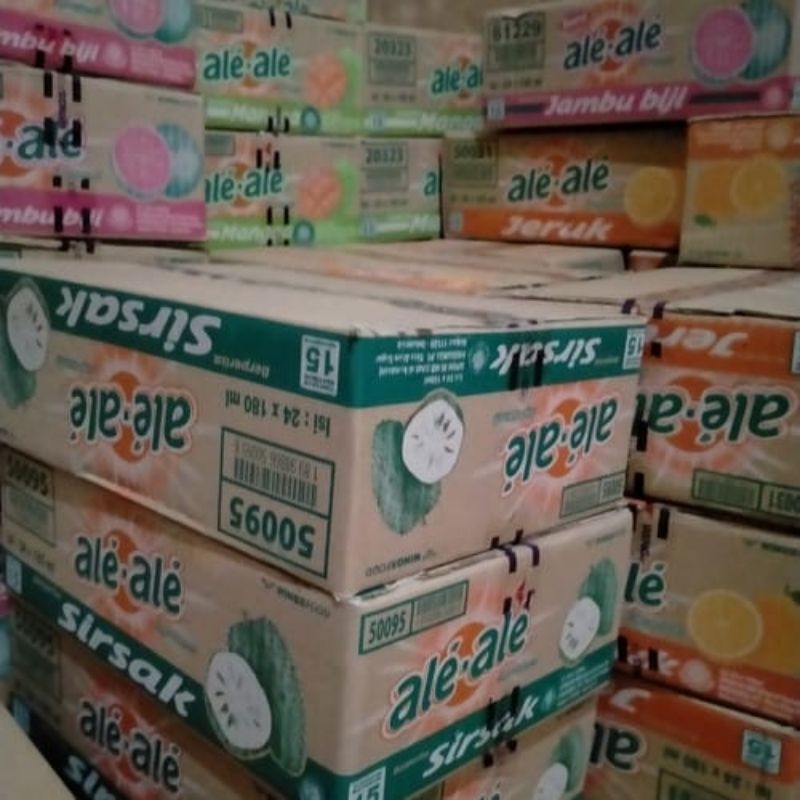 Ale- Ale gelas Minuman Rasa Buah-buahan Harga untuk Satu dus isi 24 Cup ...