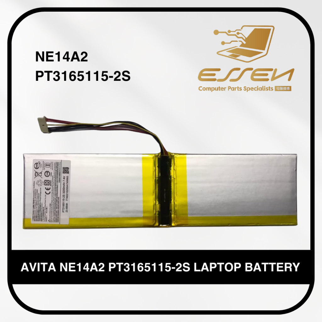 AVITA NE14A2 PT3165115-2S LAPTOP BATTERY | Shopee Malaysia